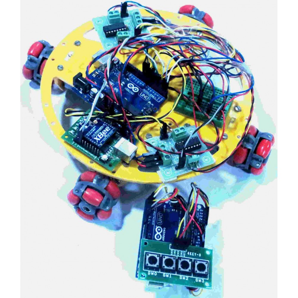 Buy Zigbee Based Omni Directional Robot Using Arduino Elementzonline